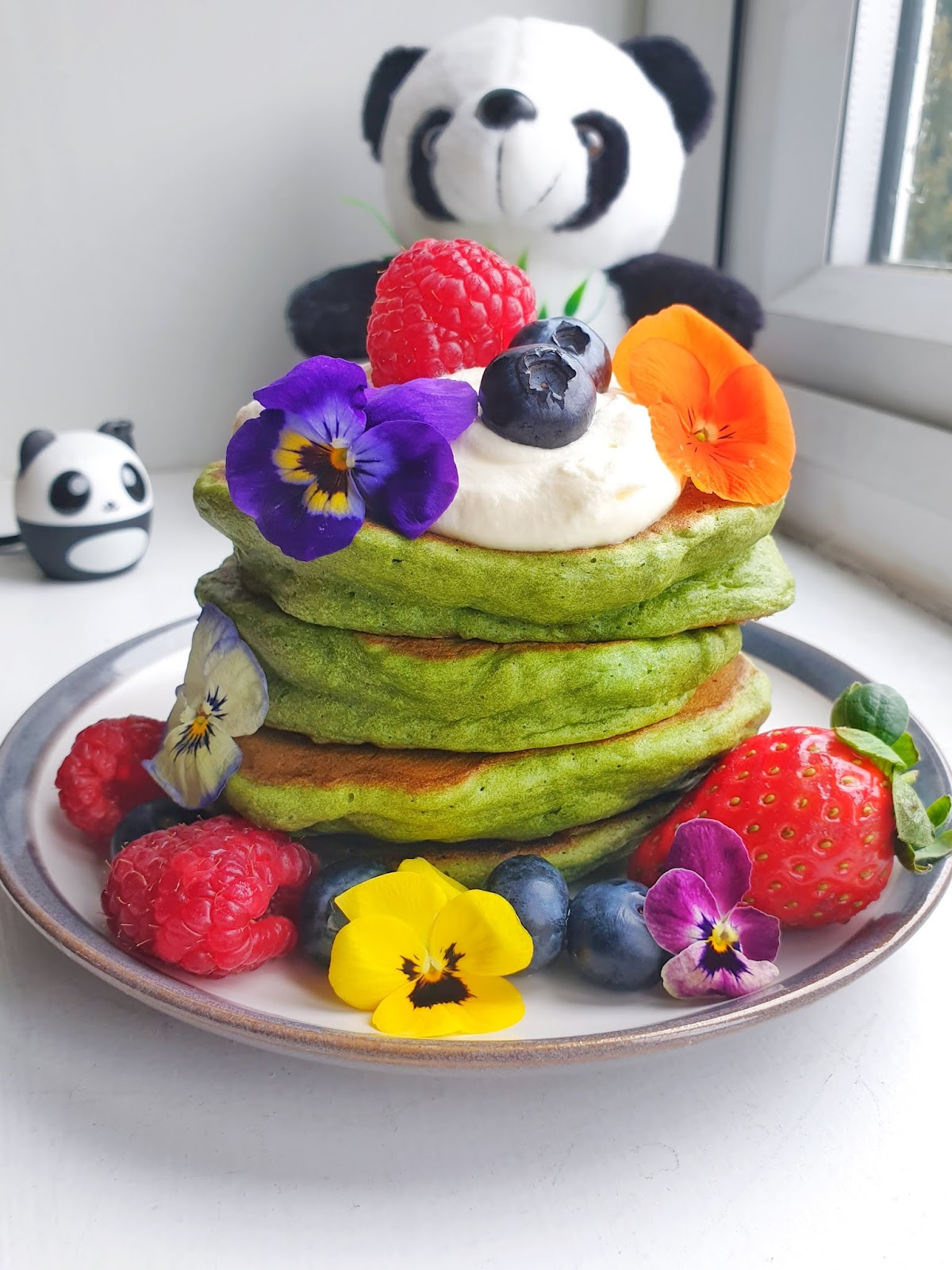 Matcha Ricotta Pancakes – Recipe