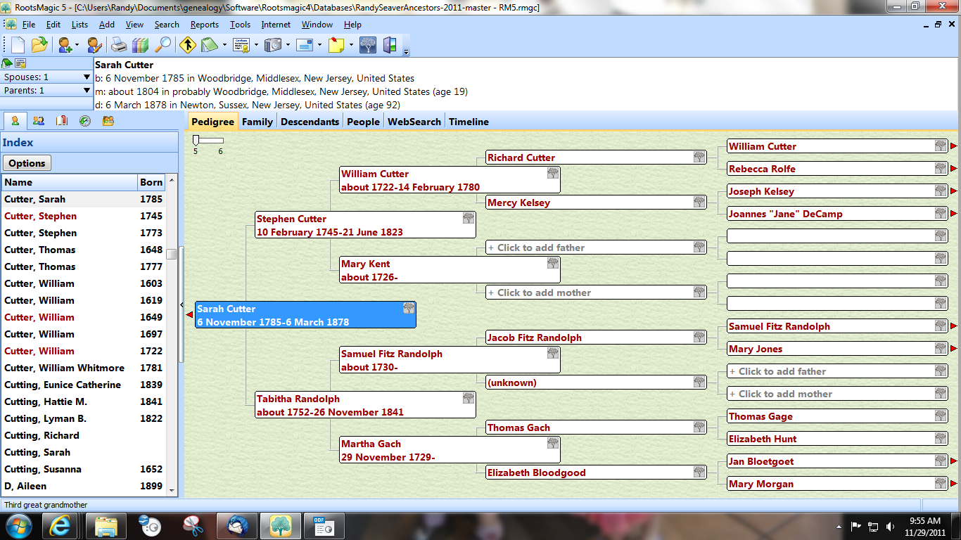 Genea-Musings: Exploring RootsMagic 5 - Post 1: The View Screens