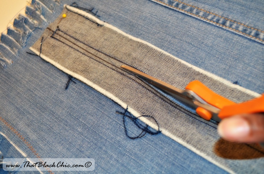 DIY TIME: Distressed denim DIY fold-over clutch [inspired by YouTuber ...