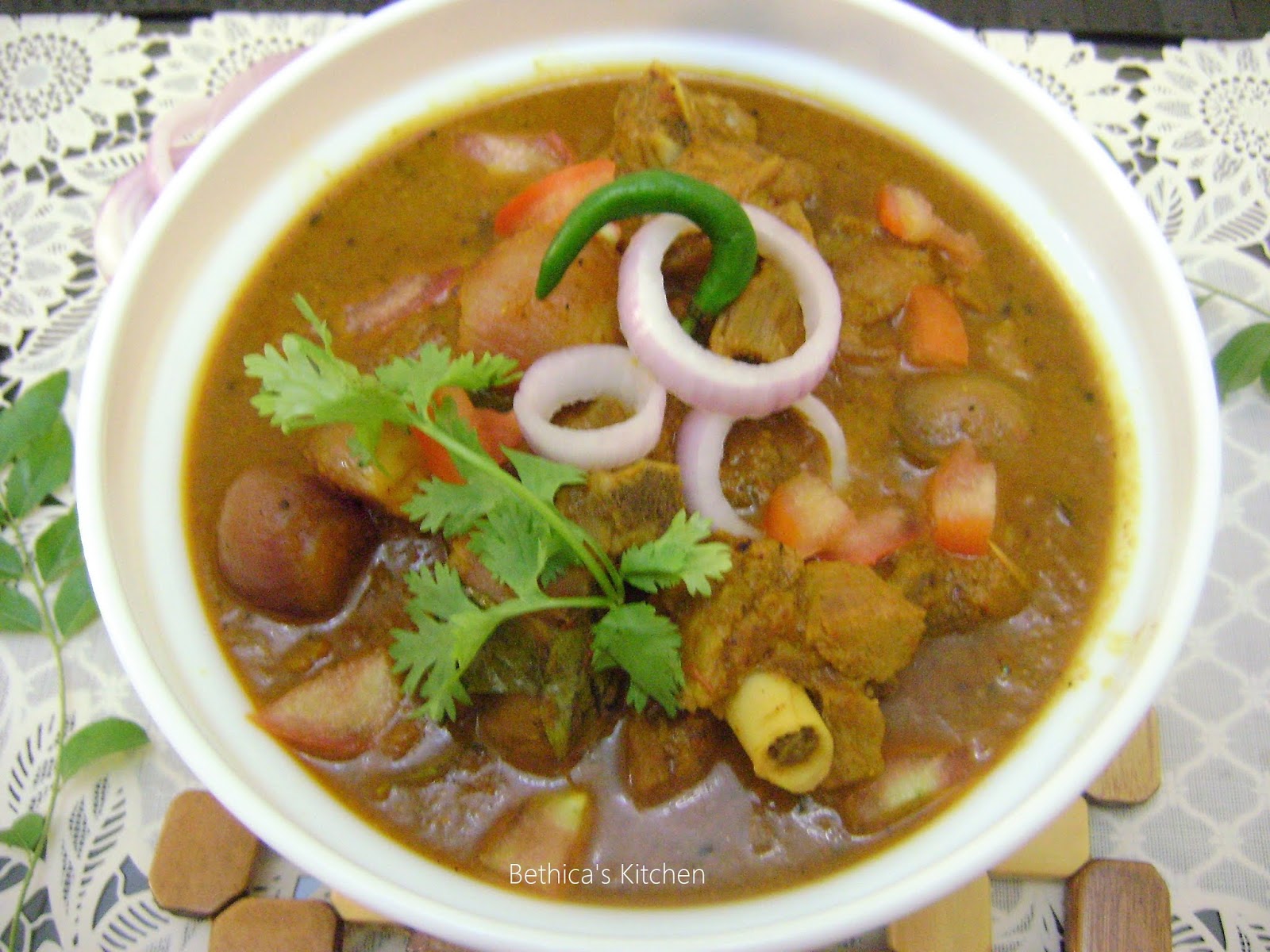 Bethica's Kitchen Flavours: Chettinad Mutton Curry