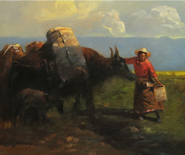 Ming Feng, 1957 | Impressionist painter | Tutt'Art@ | Pittura ...