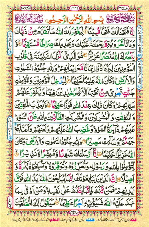Gateway to Quran: Colour Coded Quran - Para 26