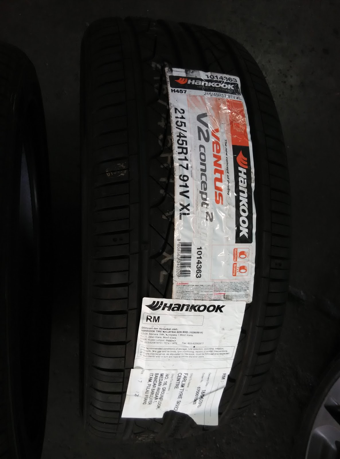 Our Journey : Penang Farlim Bandar Baru - Hankook Tyres Shop