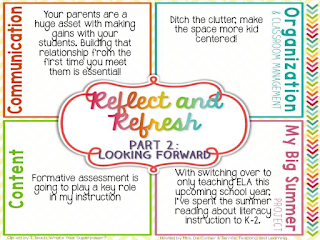 Reflect and Refresh Part 2 - Momma with a Teaching Mission
