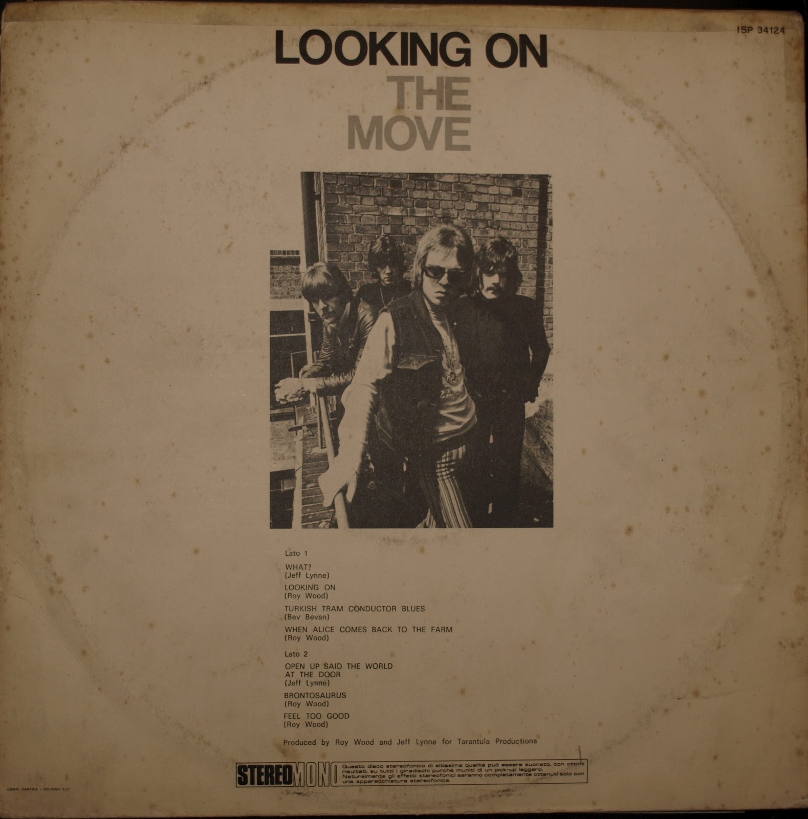 ELO Related Vinyl: The Move: Looking on - Lp - Italia
