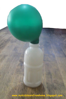 My Kids Learn from Home: Fizz Balloon Experiment