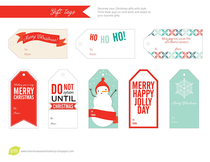 Lemon Squeezy: Day Four: Dangly Gift Tags