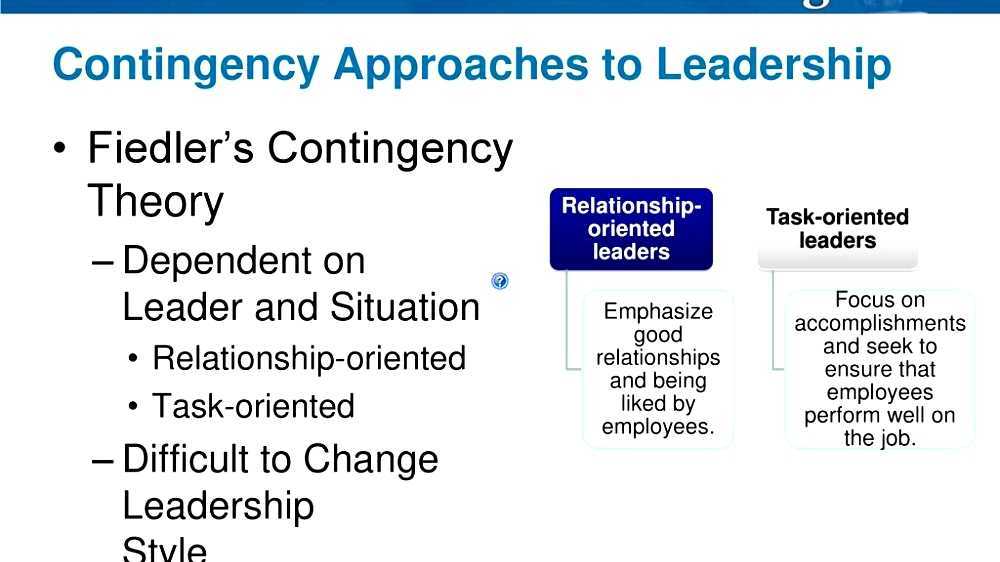 Task-oriented and relationship-oriented leadership