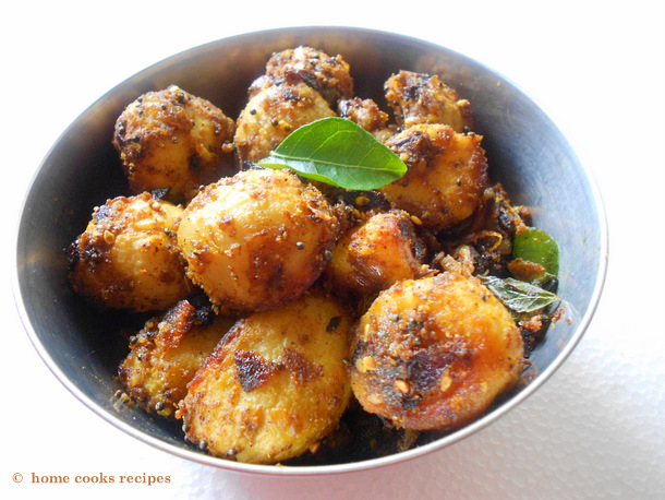 Arbi fry | seppankilangu roast |Taro root | Home Cooks Recipe