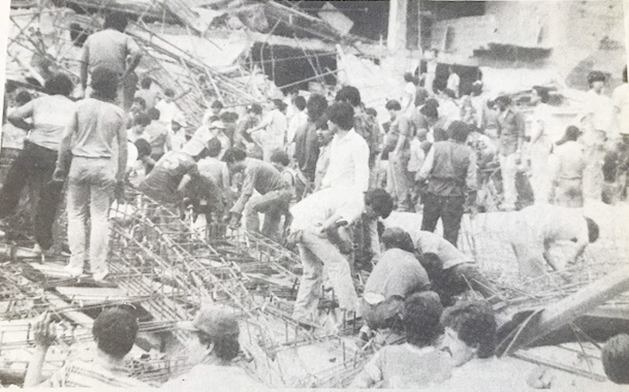 El Derrumbe en J M ROMO Parte II