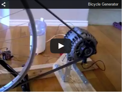 Bicycle Generator ~ Electrical Engineering Pics