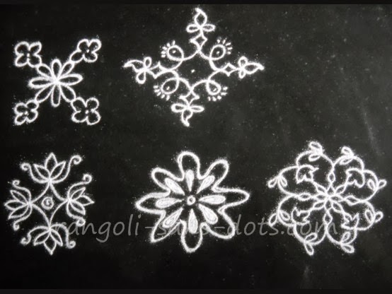 Easy rangoli designs - beginners