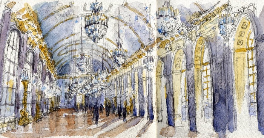 Drawing Perspectives: Inside Versailles