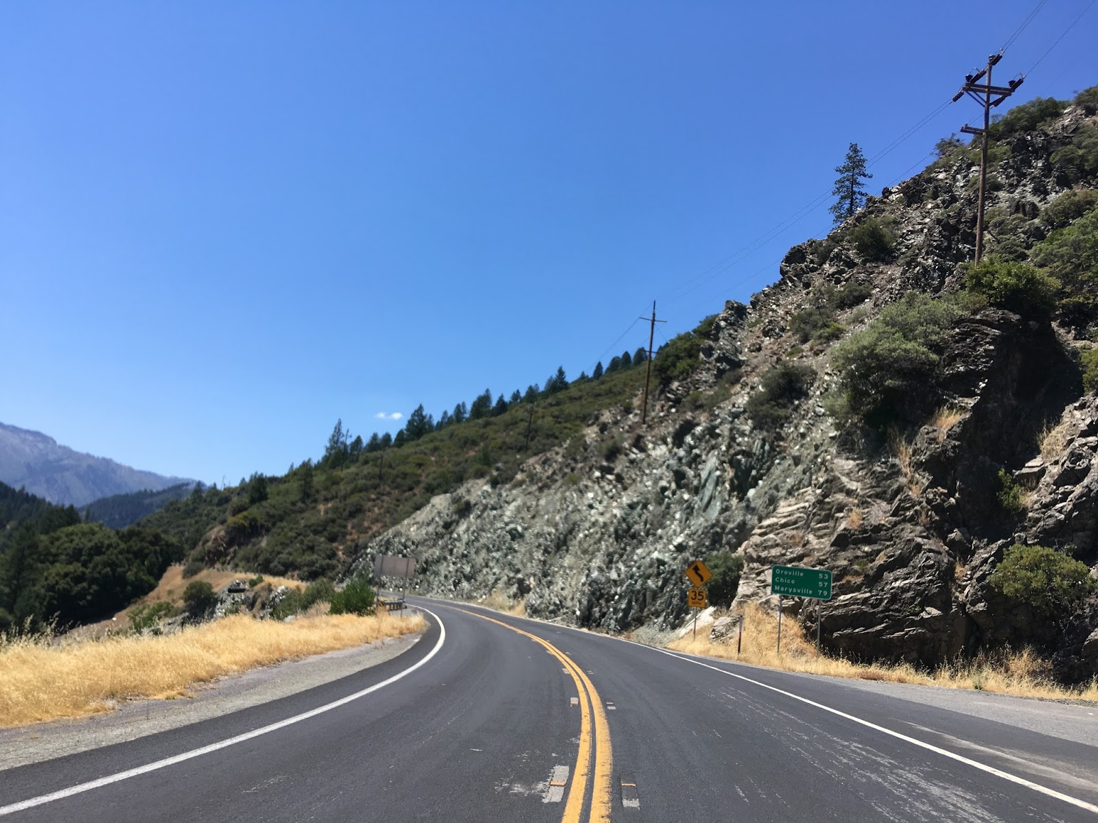 California State Route 70; the Feather River Highway