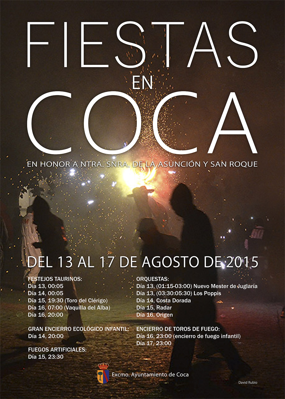 Cartel Fiestas en COCA 2015