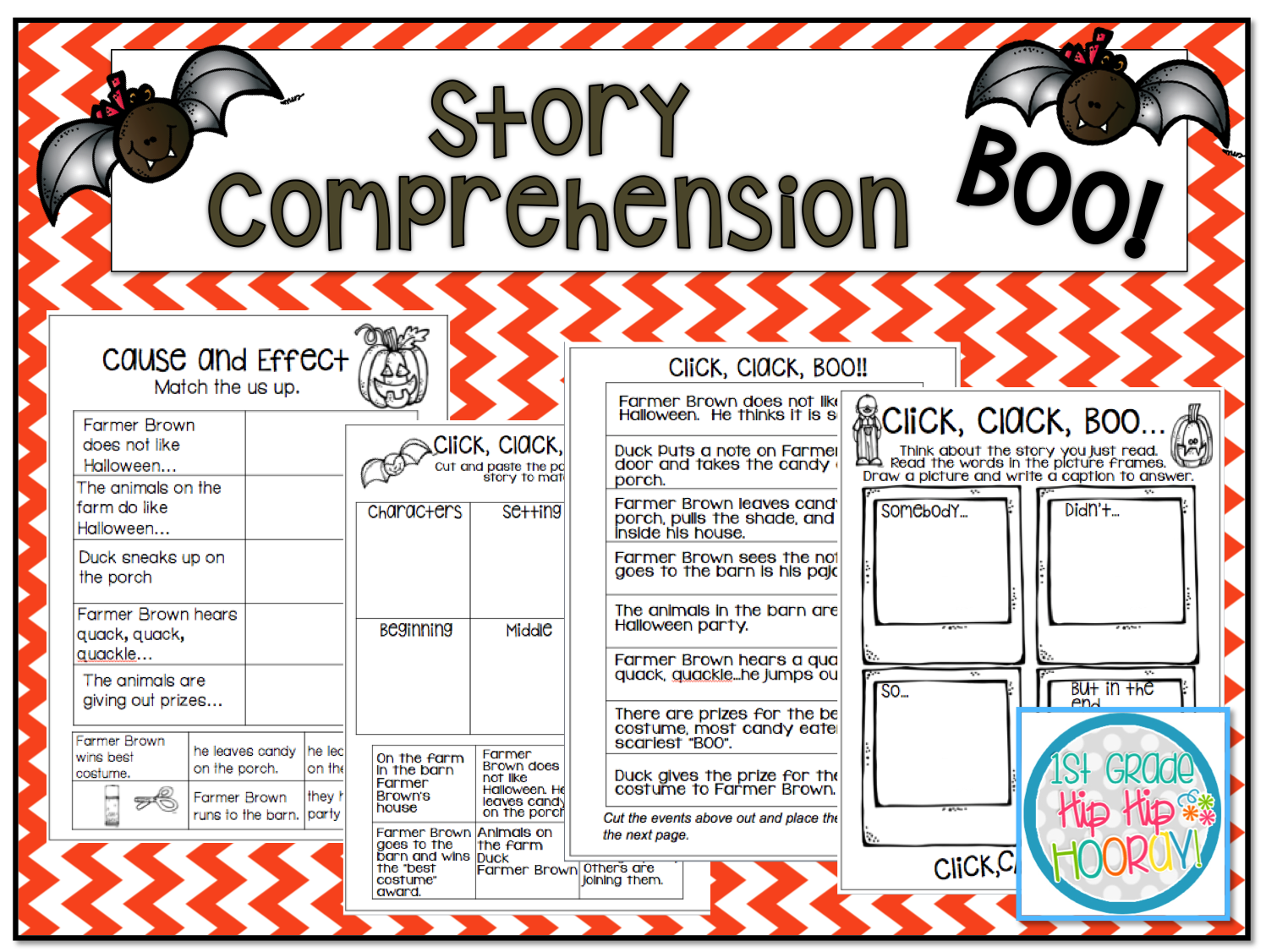 1st Grade Hip Hip Hooray!: Click Clack Boo!...What is Duck up to now?
