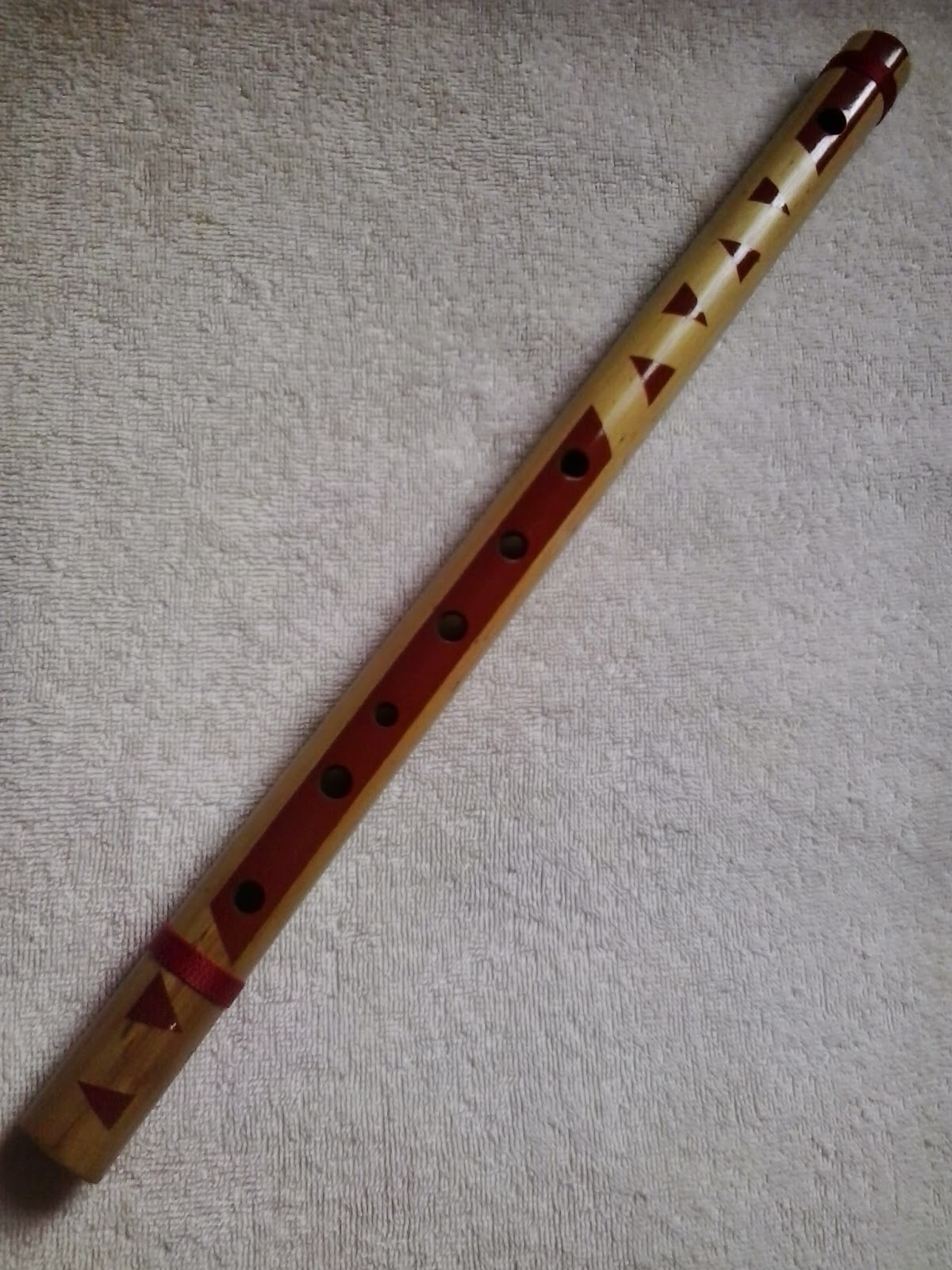 Flauta Transversal De Bambu Bansuri Fa# - Flautas Artesanais