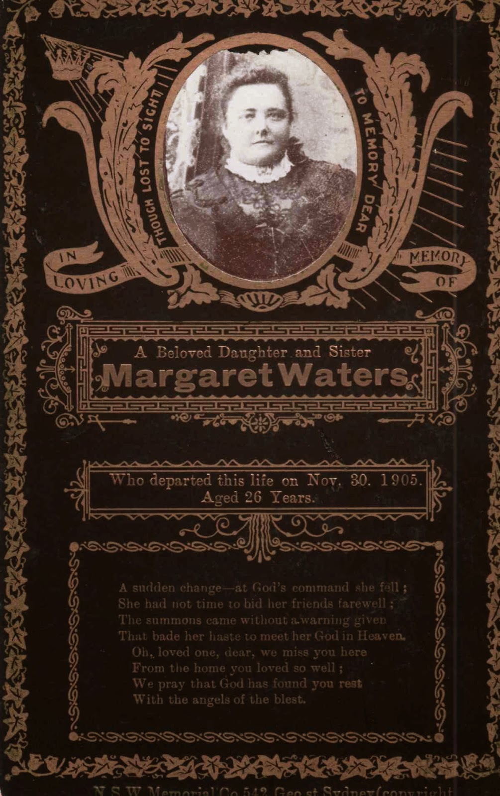 52 Weeks of Genealogical Records in 2014 – Week 4 Memorial Cards