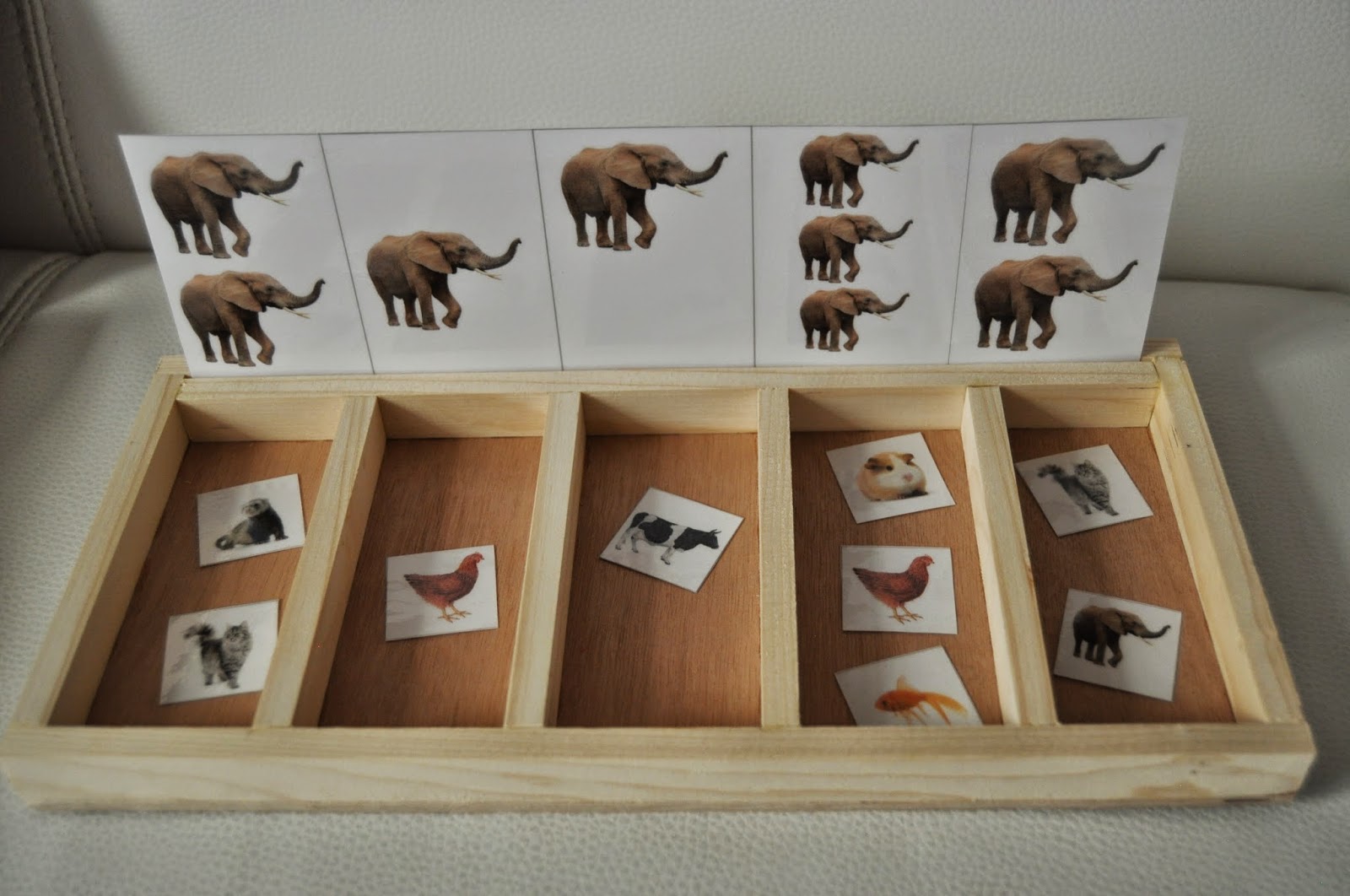 ma petite fabrique montessori: le coffret boîte à compter