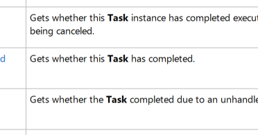 Jeremy Bytes: Task.IsCompletedSuccessfully - YAY! (and hmmm)