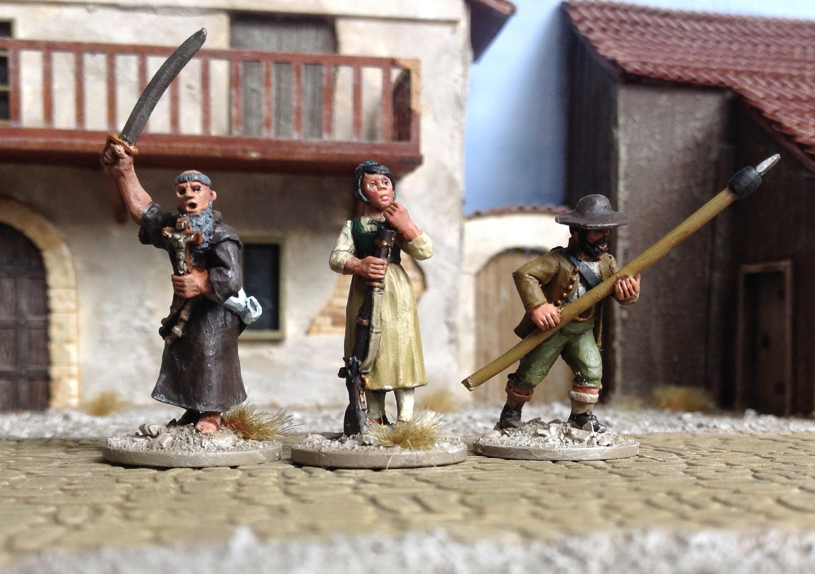 Four Colour Super Minis: Peninsular War: Angry Spanish Mob (Part One)