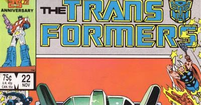 Marvel 25th anniversary cover Transformers #22
