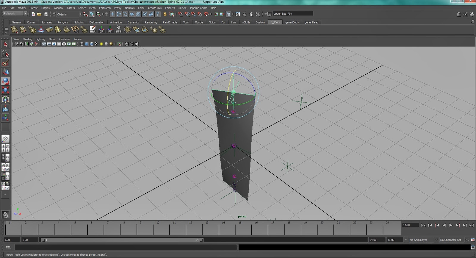 Alex Edmonds: Maya Tutorial: Ribbon Spine