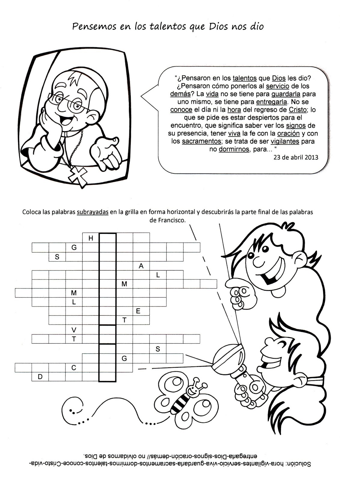 Parroquia La Inmaculada: Recursos Catequesis 33º Domingo Tiempo ...