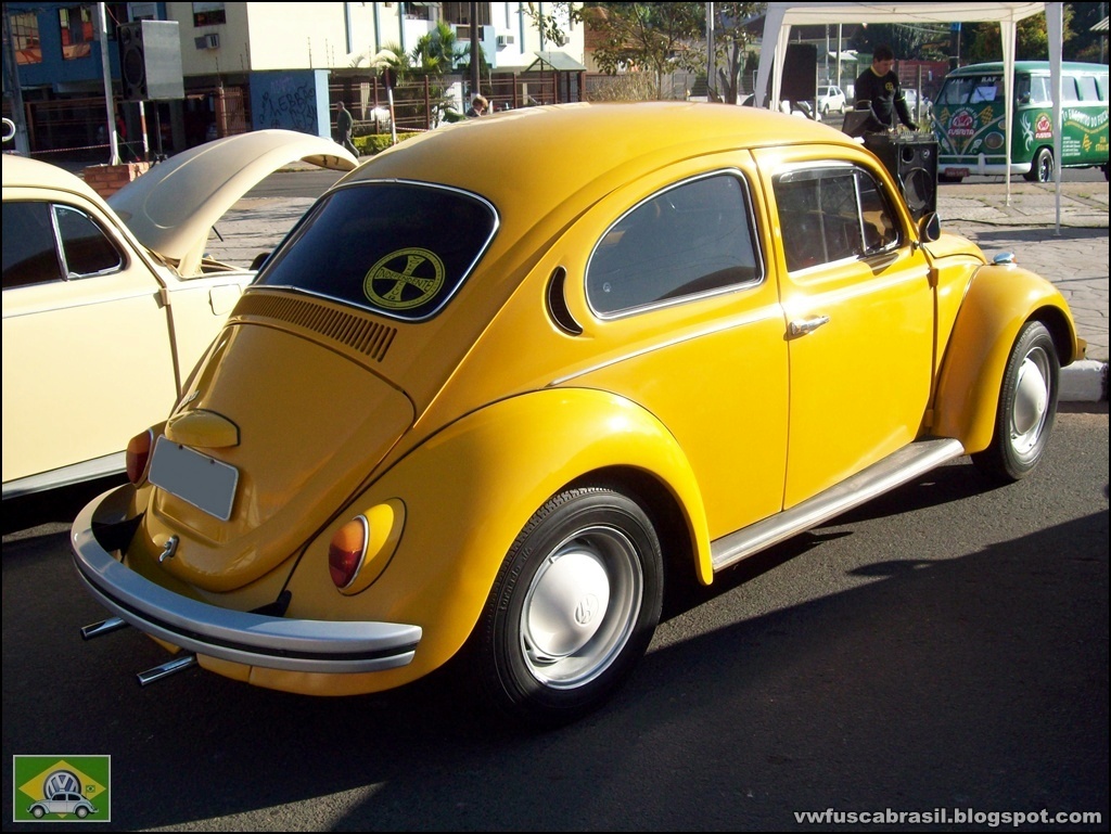 VW Fusca Brasil: Cores - Amarelo Safari