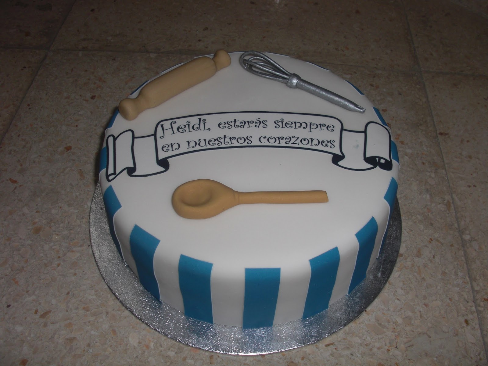 Heidi´s Dream Cakes: Läksiäis kakku ...La tarta de despedida