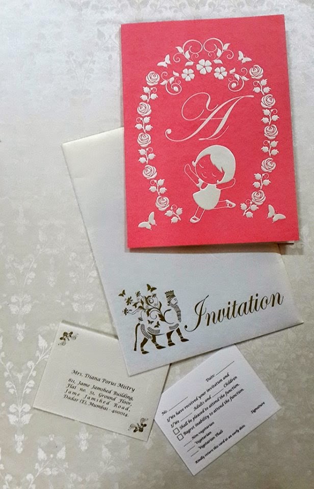 ZINIA JC : Navjote Invitation Card Designs
