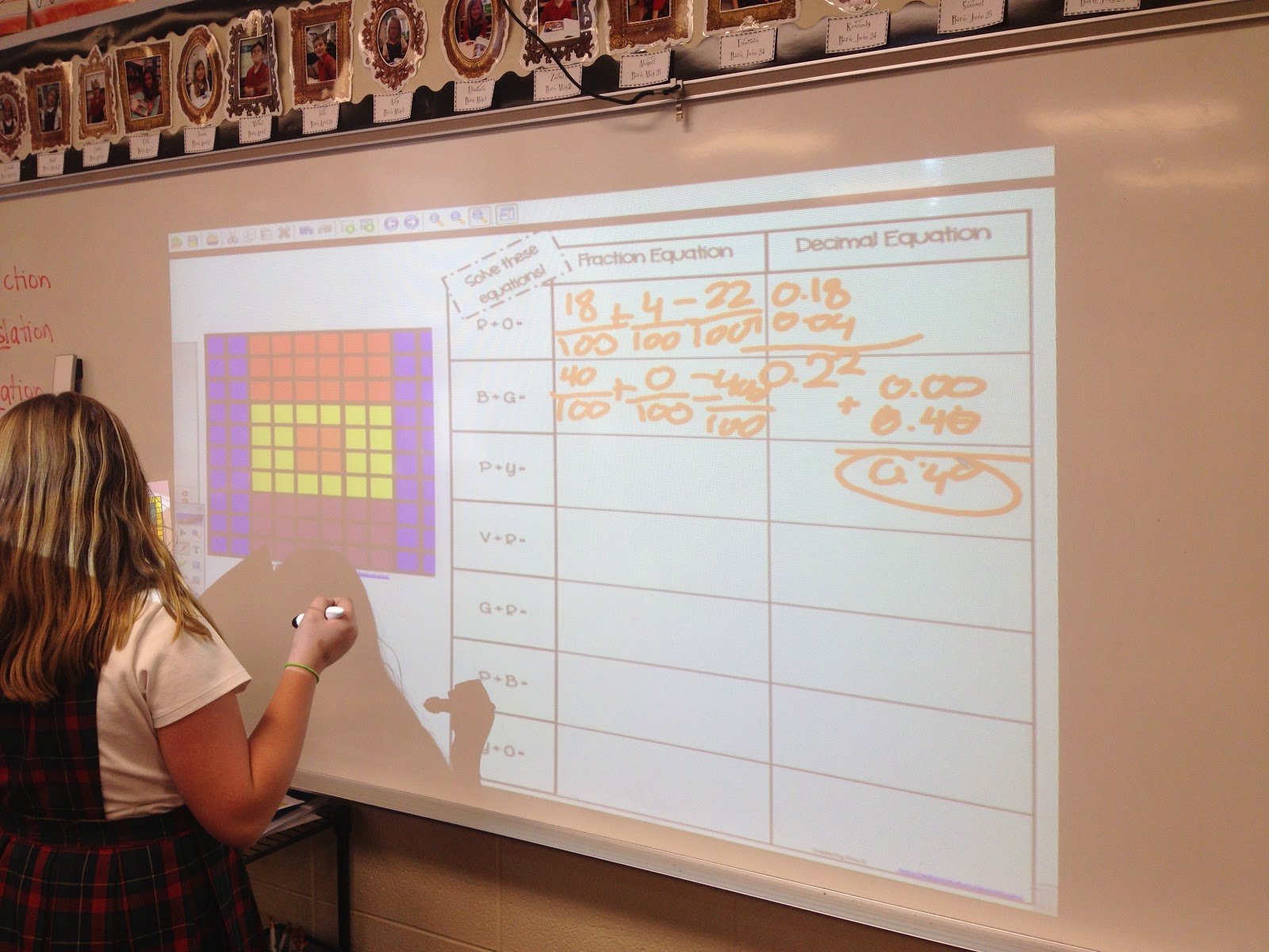 Real Teachers Learn: Math Manipulatives and Fraction Art