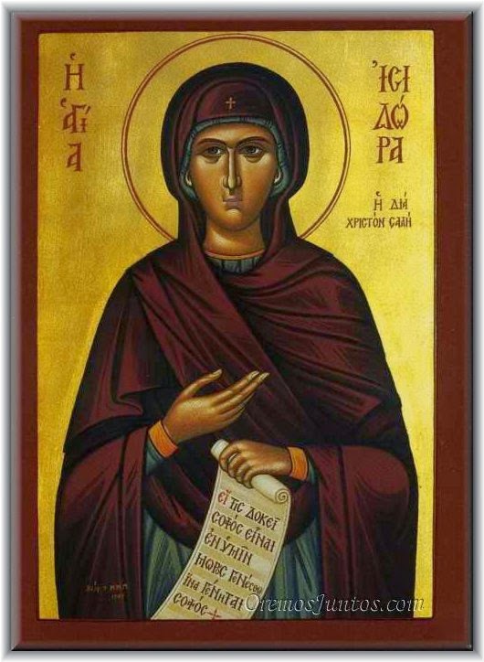 Vidas Santas: Santa Isidora “la Estúpida”, Virgen