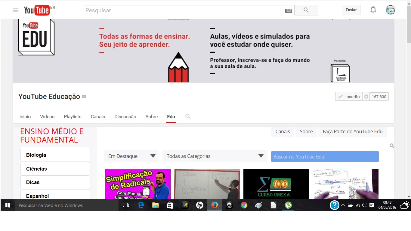 Educa Tube Brasil: YouTube Educação: Todas as formas de ensinar; seu ...