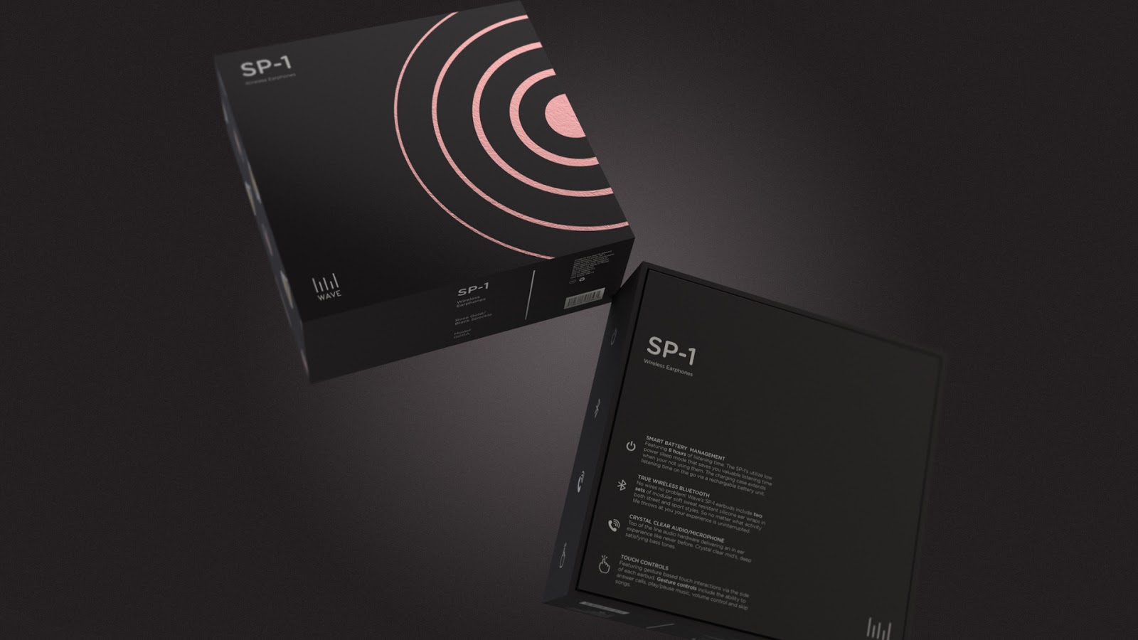 Wave Wireless SP-1 Smart Earbuds on Packaging of the World - Creative ...