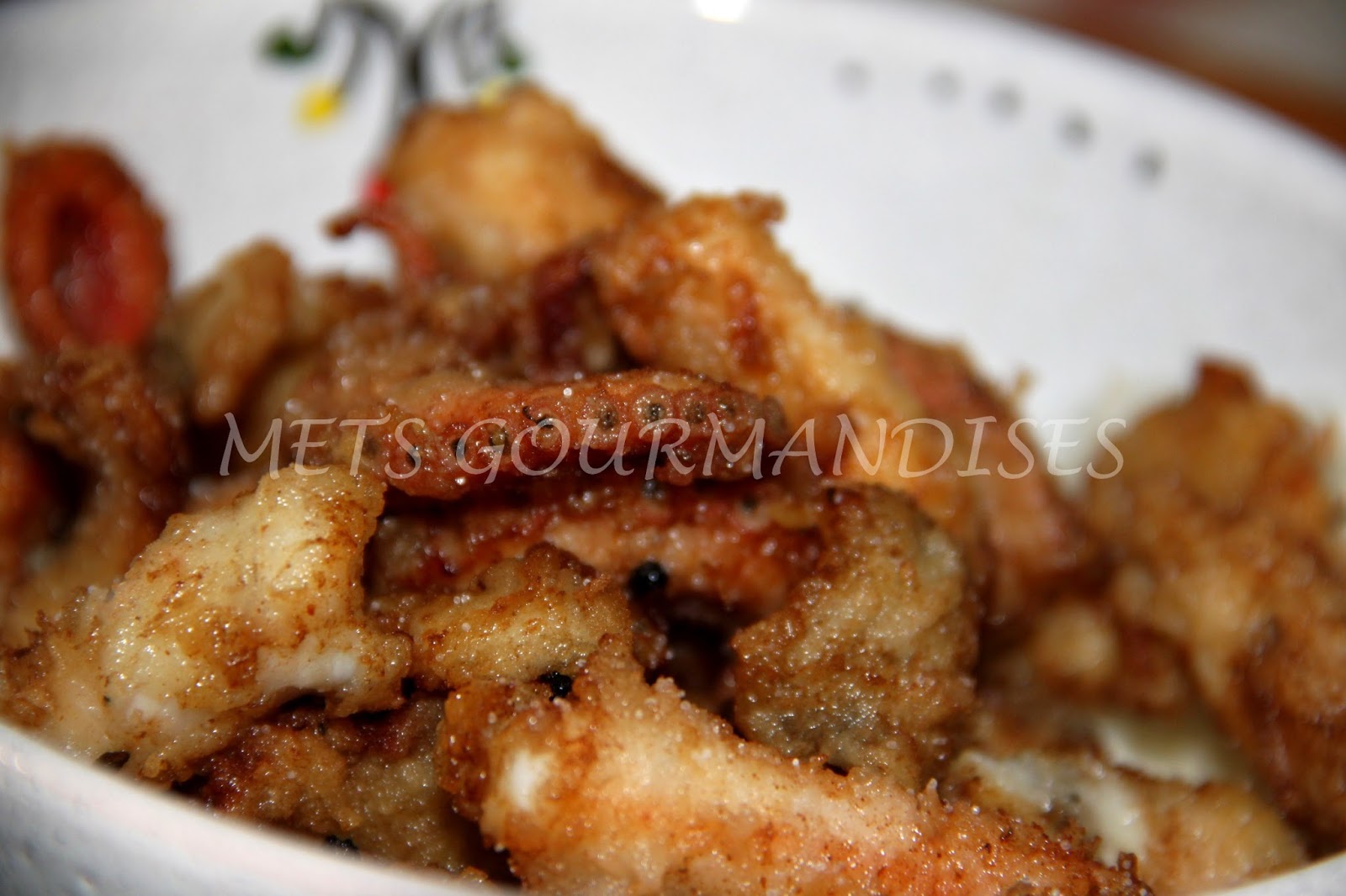 Mets Gourmandises : Friture de seiche