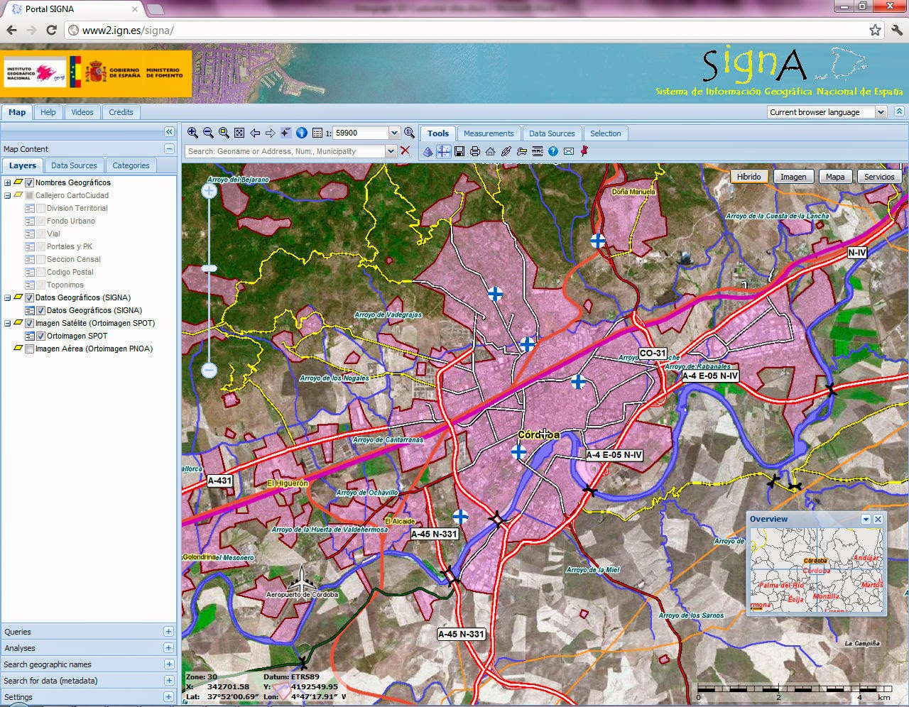 Espacio geográfico: Los Sistemas de Información Geográfica (SIG / GIS)