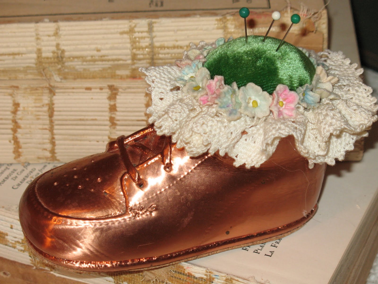 Artsy Fartsy: Bronzed baby shoes...