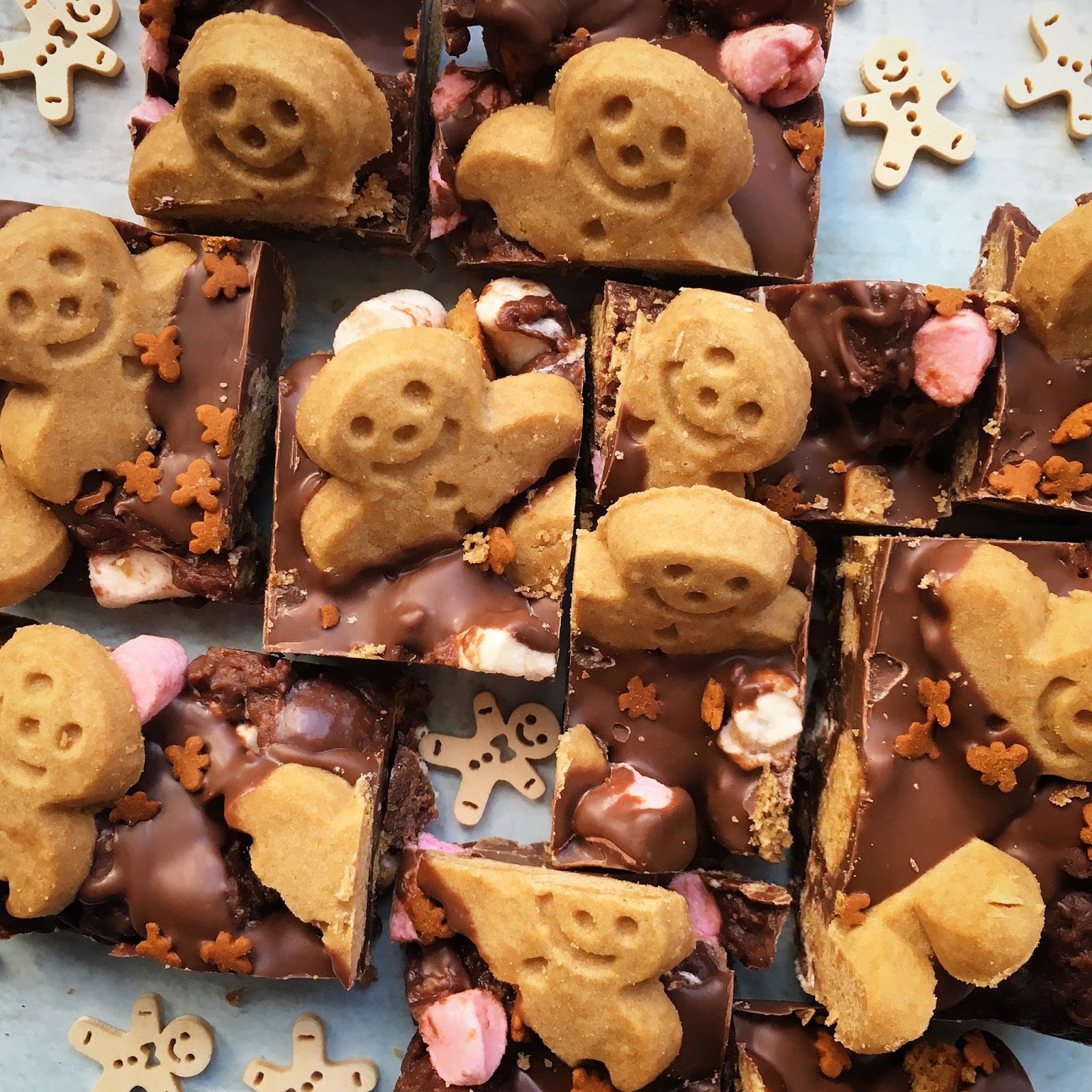 Gingerbread Men Rocky Road | Foodie Quine - Edible Scottish Adventures