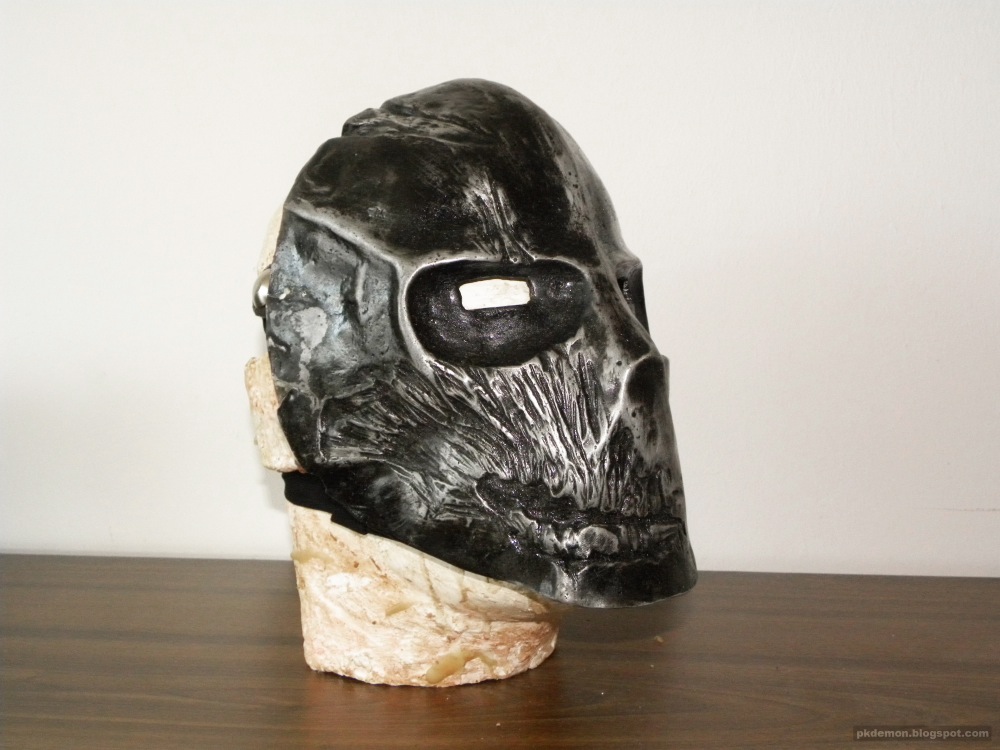 pkDemon Creations: Army of Two Rios mask black metal