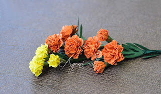 Ayani art: Quilling Fall Flowers