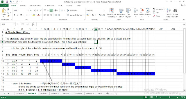Production Schedule Template Excel
