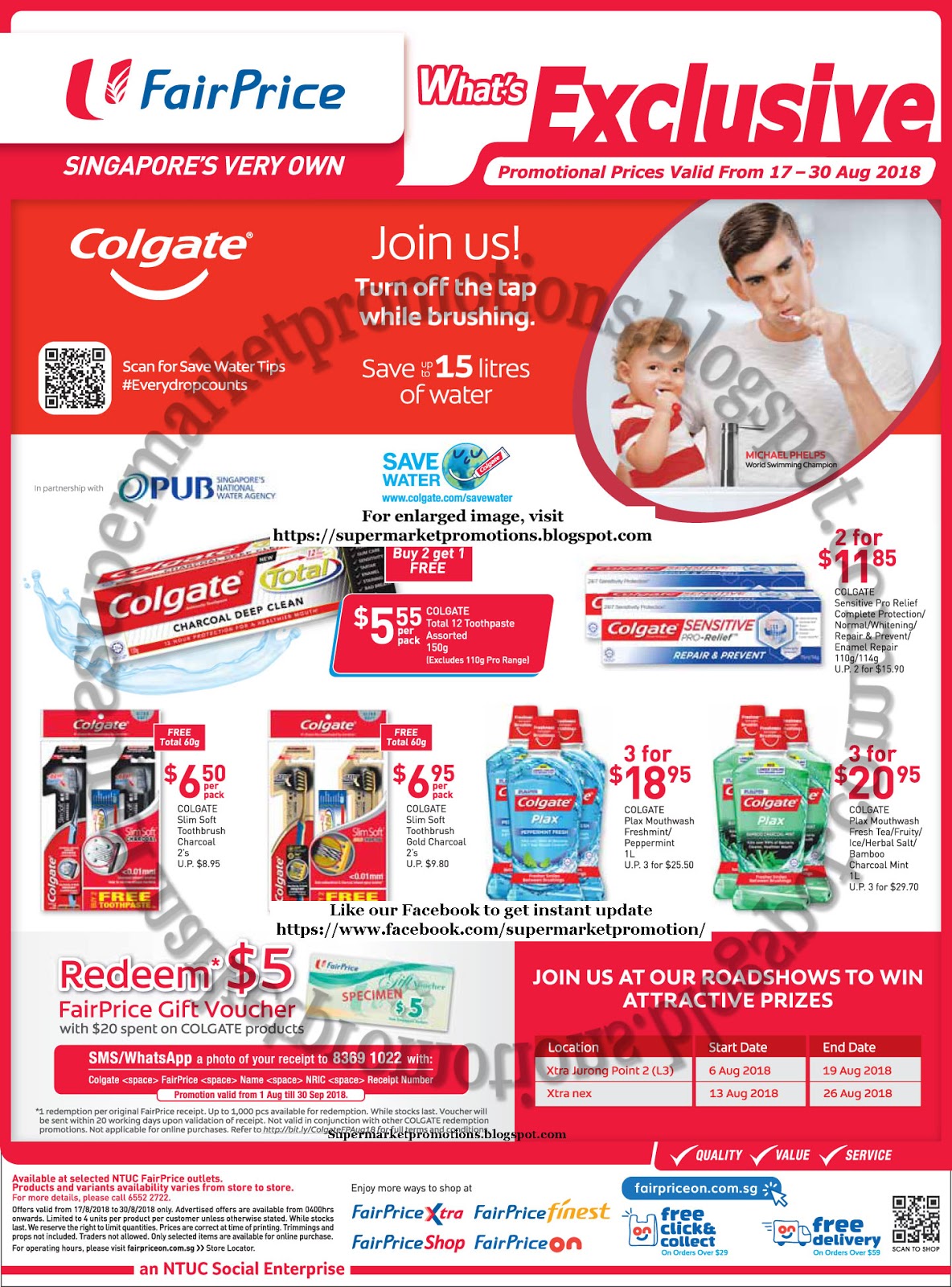 NTUC FairPrice Colgate Promotion 17 - 30 August 2018 ~ Supermarket ...