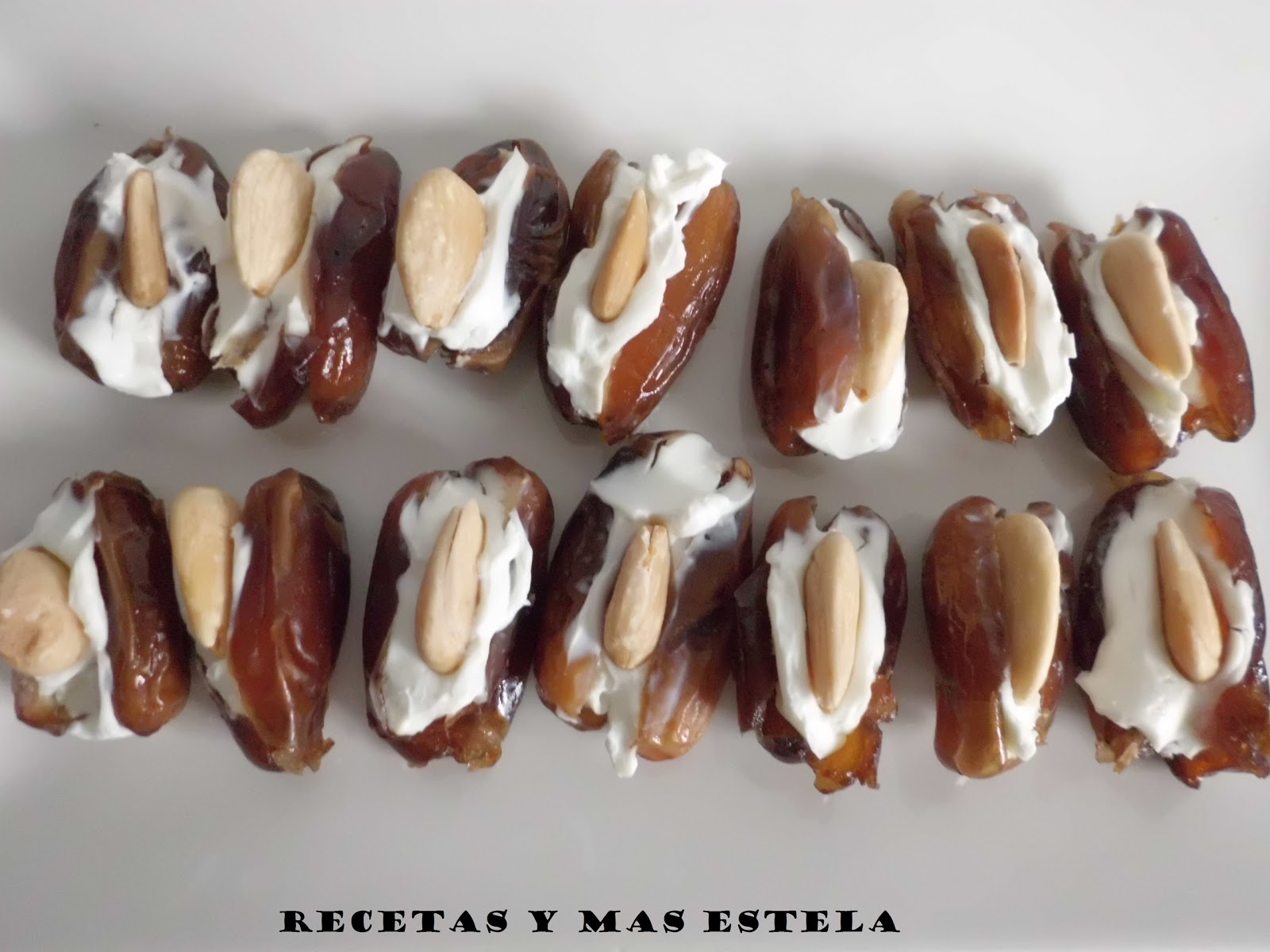 RECETAS Y MAS ESTELA: DÁTILES RELLENOS