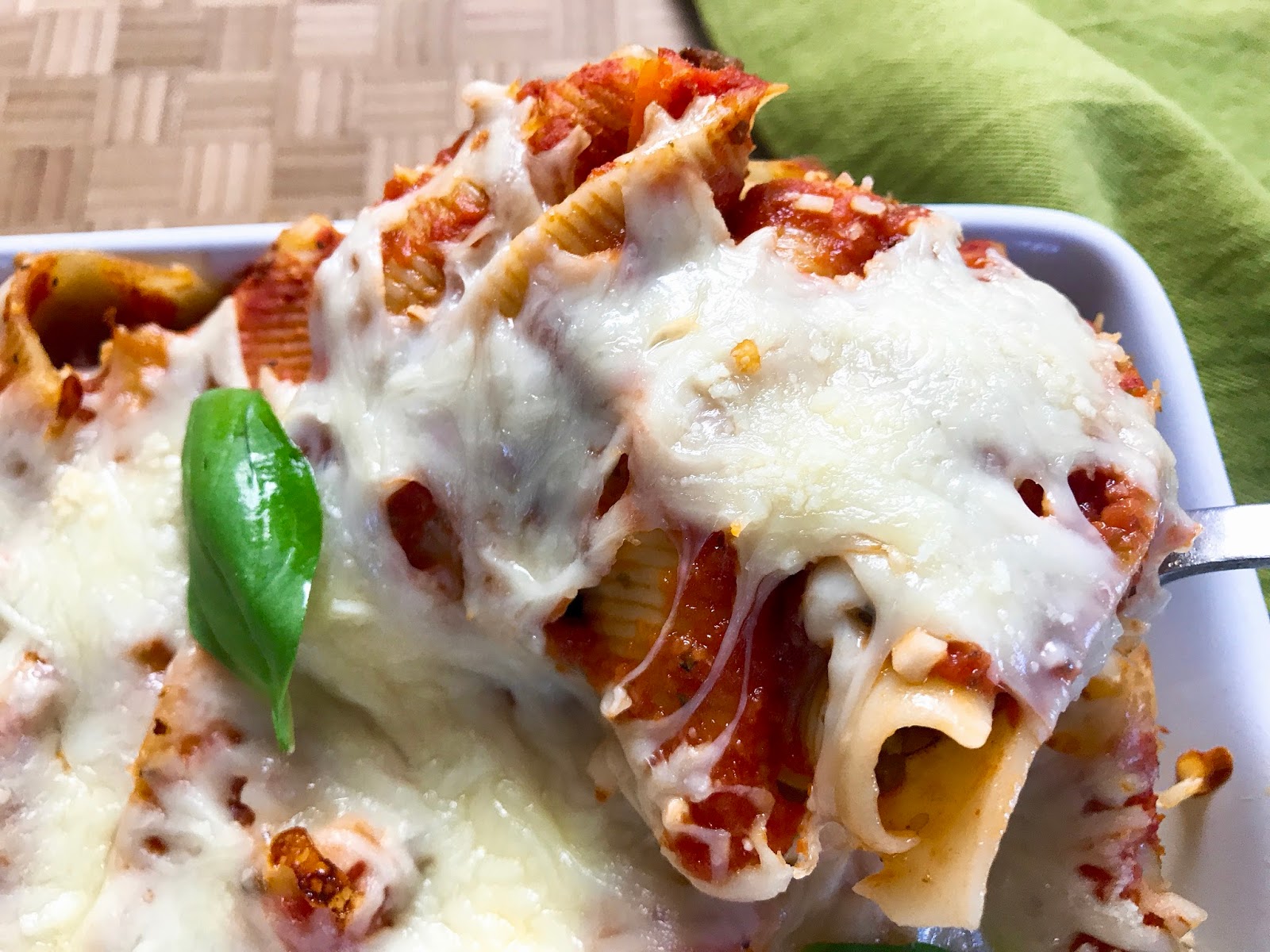 Meaty Stuffed Shells (with Carrots!)