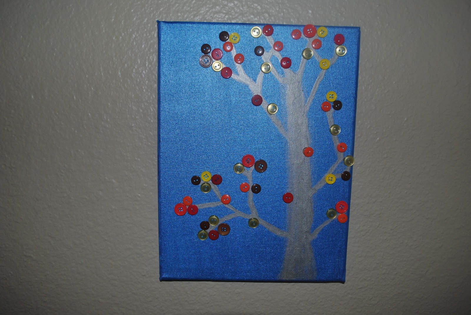 Two Early Birds: Fall Button Tree