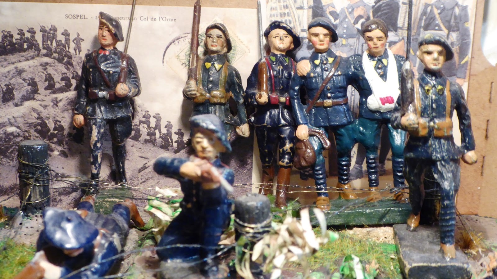 Toy soldiers and real battles: WW1 French Chasseurs Alpins