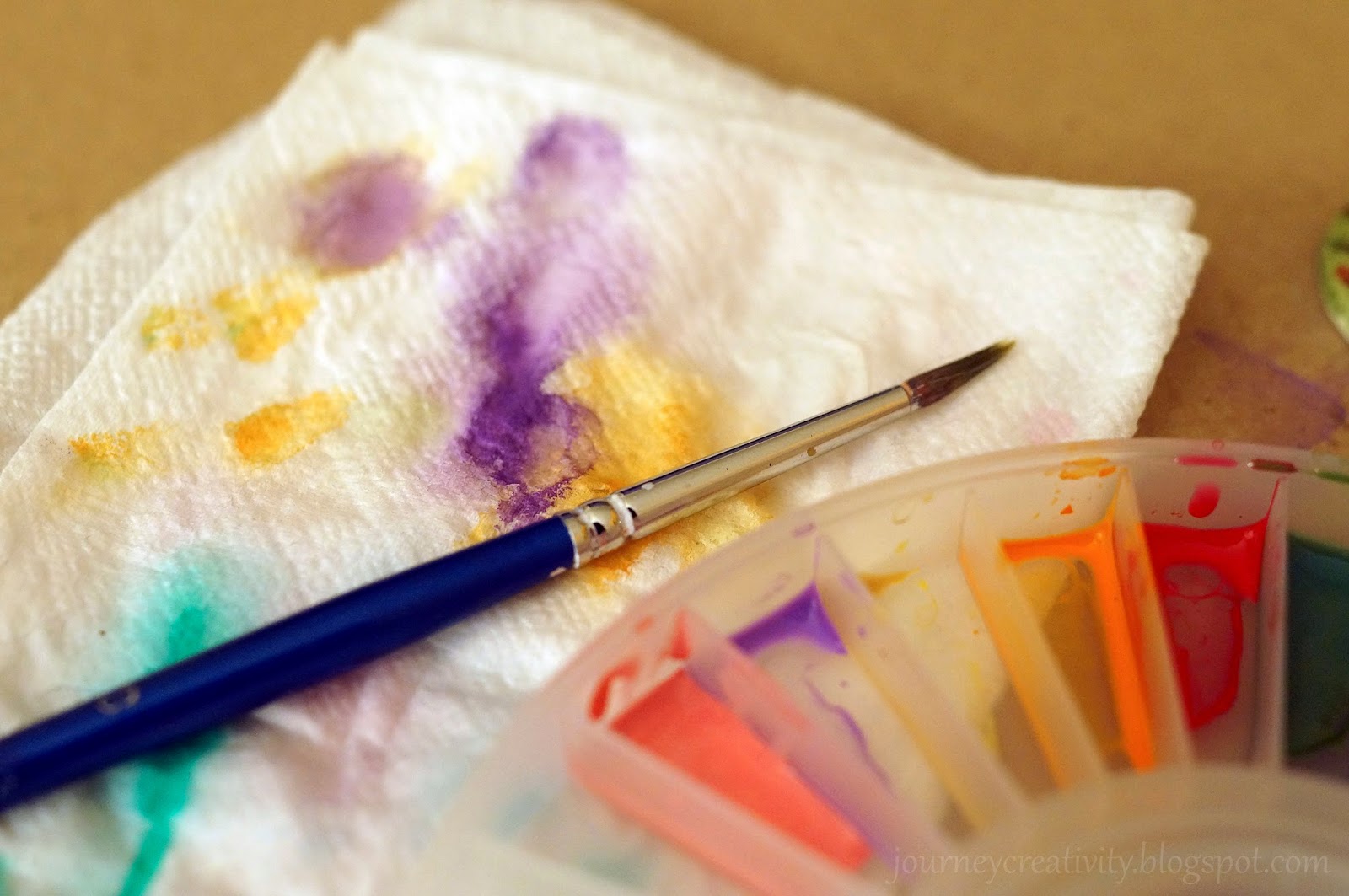 Air dry clay circle ring - Journey into Creativity