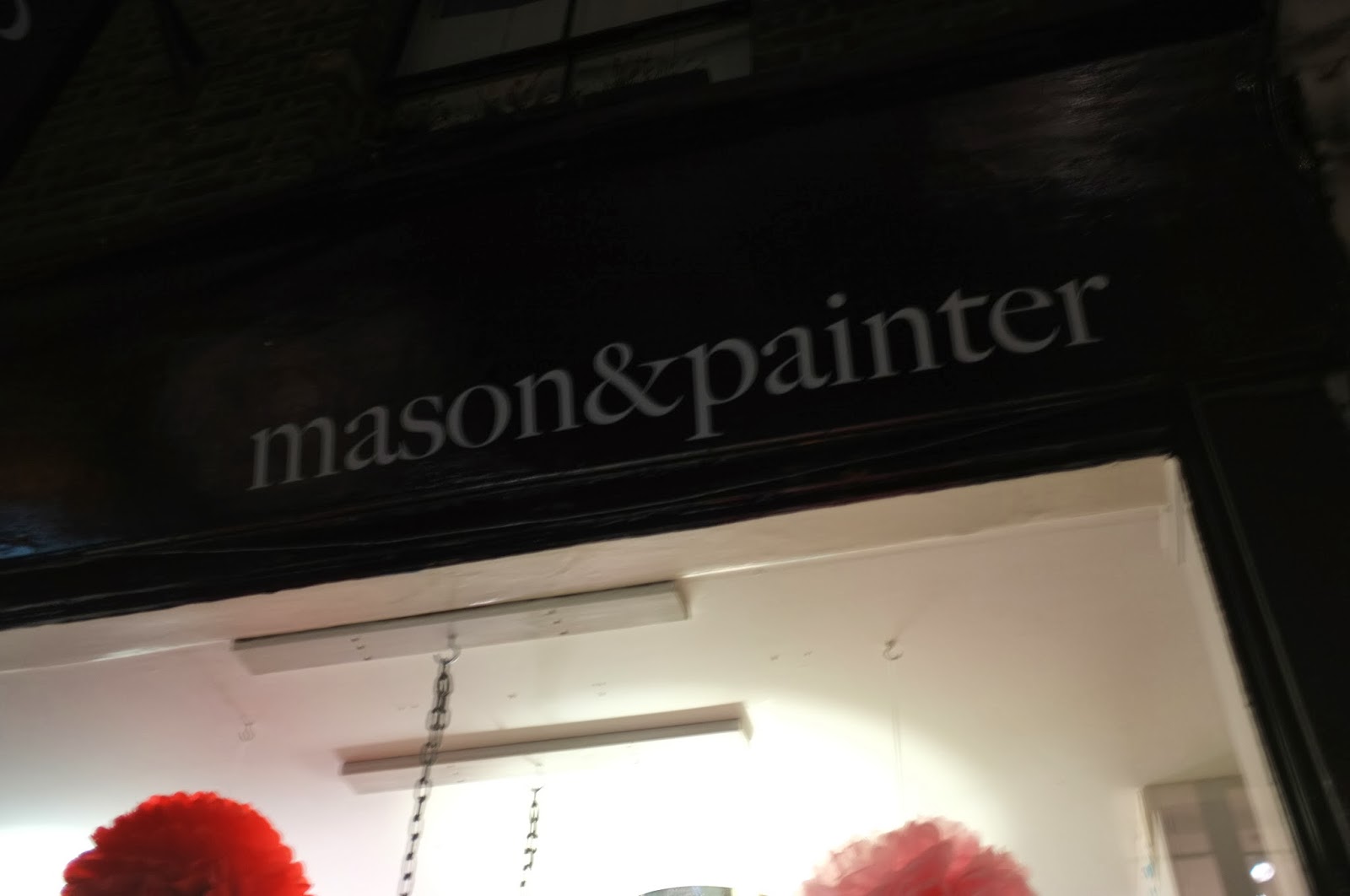 DAISY FAY: New shop: Mason & Painter