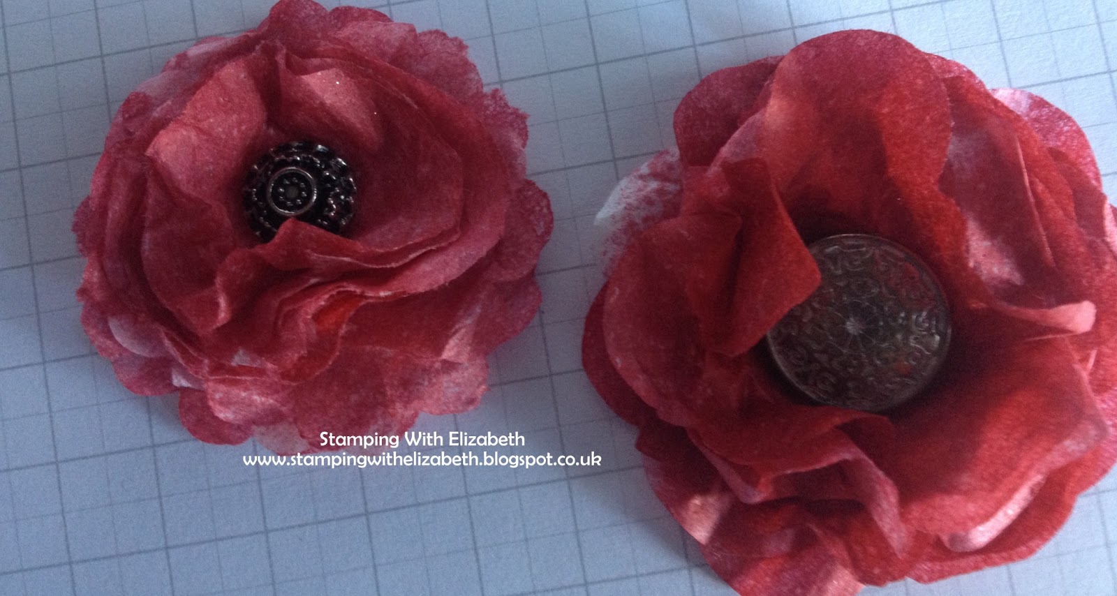 Stamping With Elizabeth .......: White Creped Filter paper